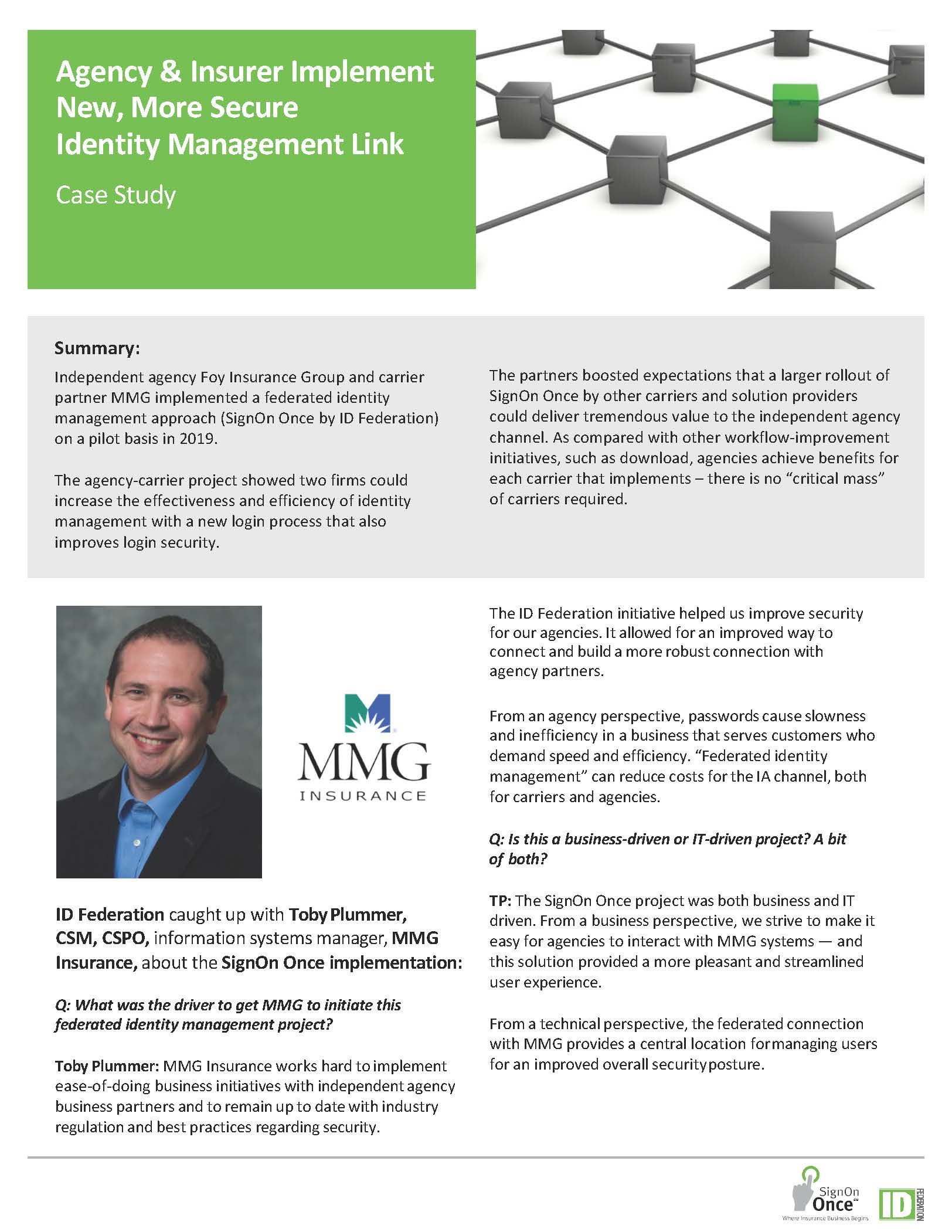 Case Study: MMG and Foy Insurance